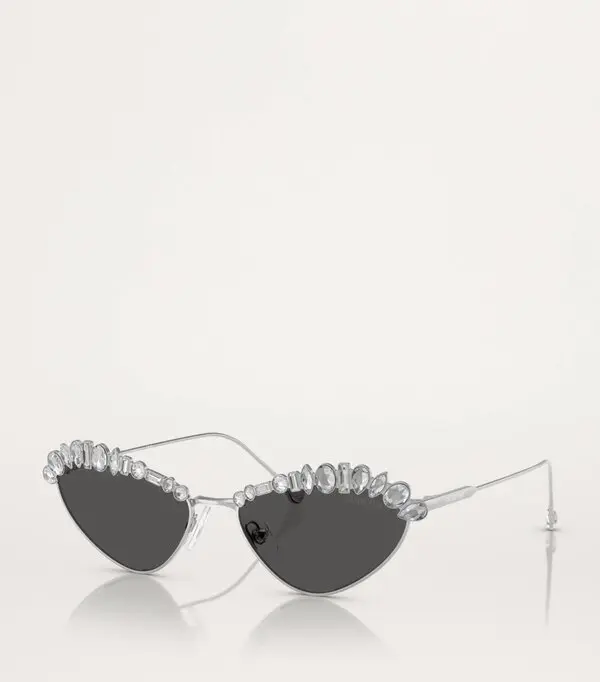 SWAROVSKI Embellished Cat Eye Sunglasses