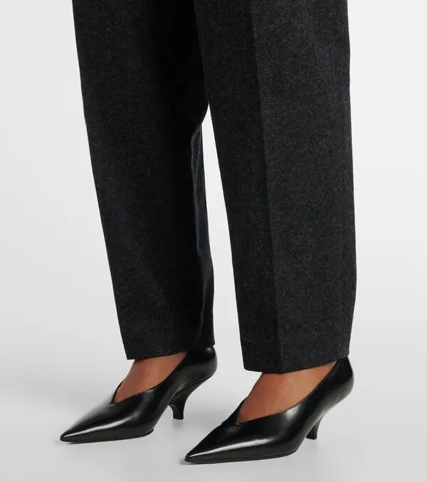 TOTEME Wool-blend Tapered Trousers