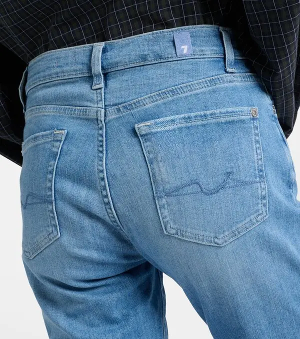 7 For All Mankind Mid-rise Skinny Jeans