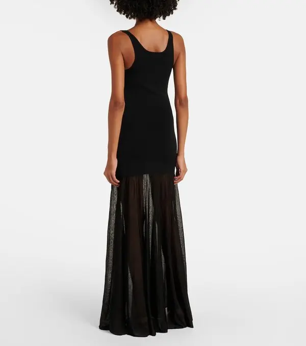 TOTEME Evening Tank Maxi Dress - Black