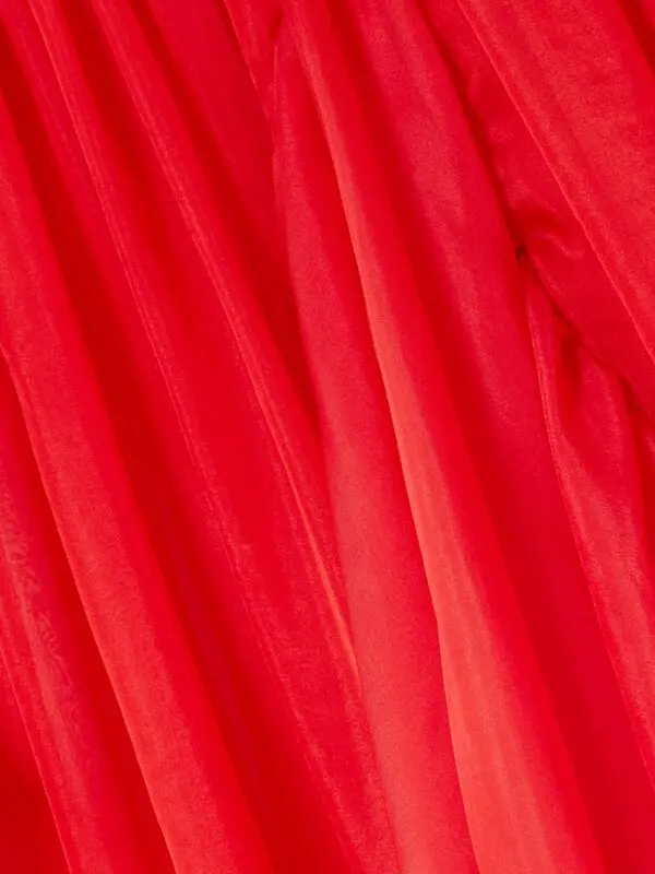 RASARIO Silk-chiffon Ruffled Jacket