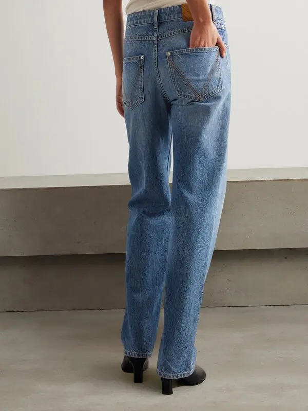 Bottega Veneta High-rise Straight-leg Jeans