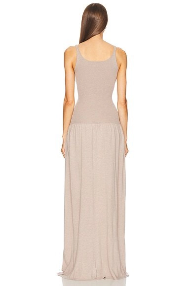 HELSA Maddison Maxi Knit Dress - Taupe