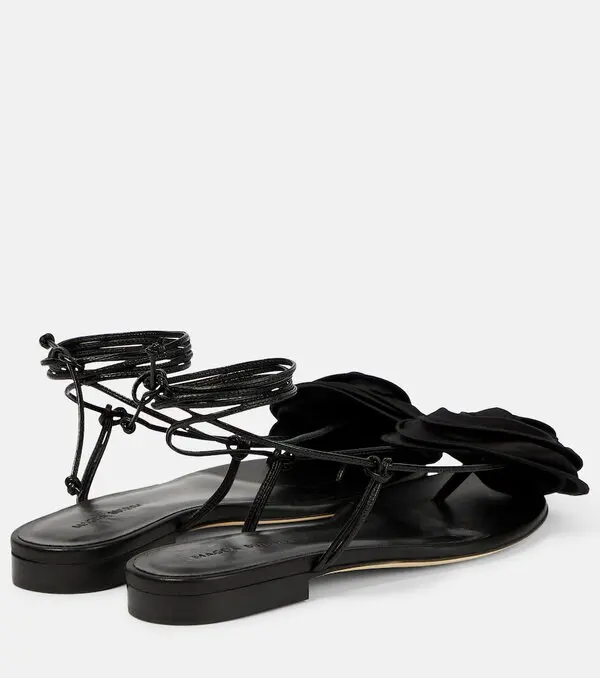 Magda Butrym Applique Leather Sandals