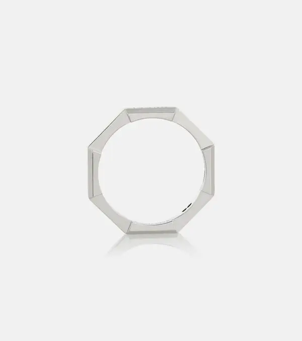 Gucci 18kt White Gold Link Ring
