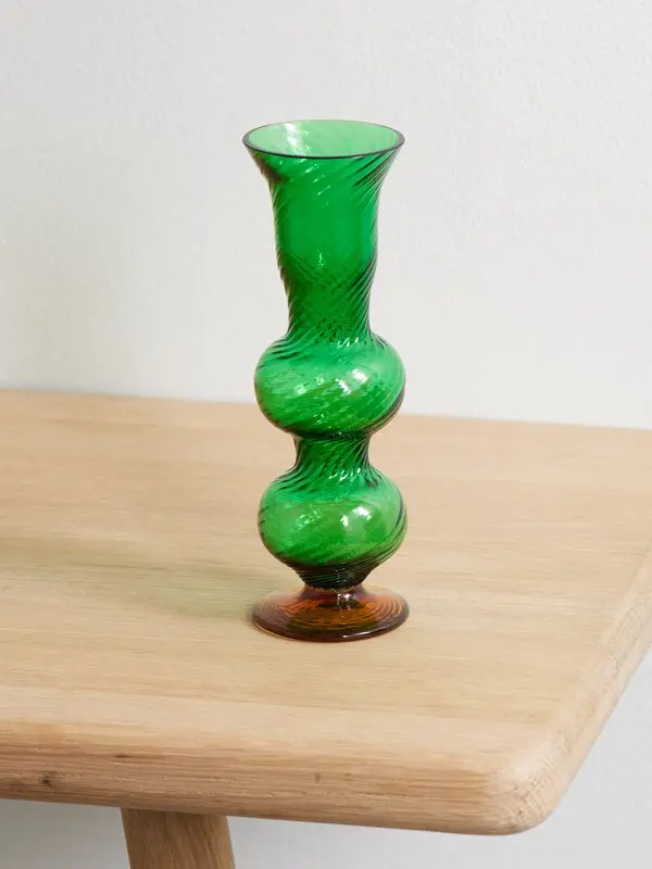 La DoubleJ Baby Bubble Murano Glass Candlestick - Yellow
