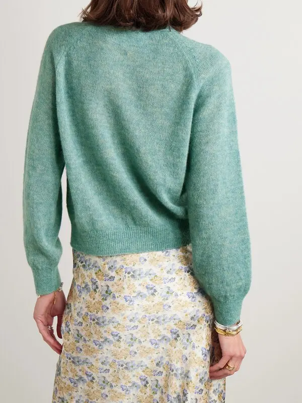 DÔEN Petra Alpaca-blend Cardigan - Blue