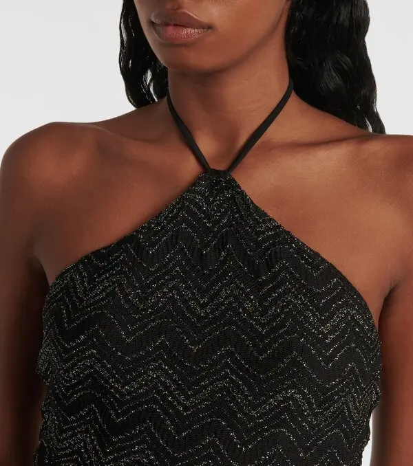 Missoni Lame Halterneck One-piece