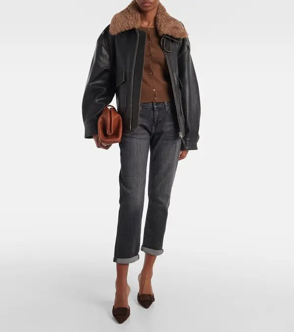 Ag Ex-boyfriend Mid-rise Slim Jeans In Park Row