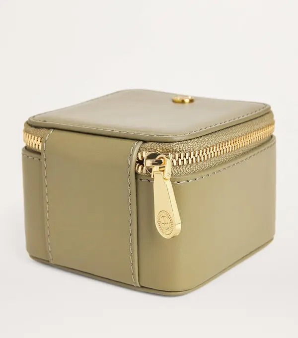 Harrods Small Smooth Leather Trinket Box