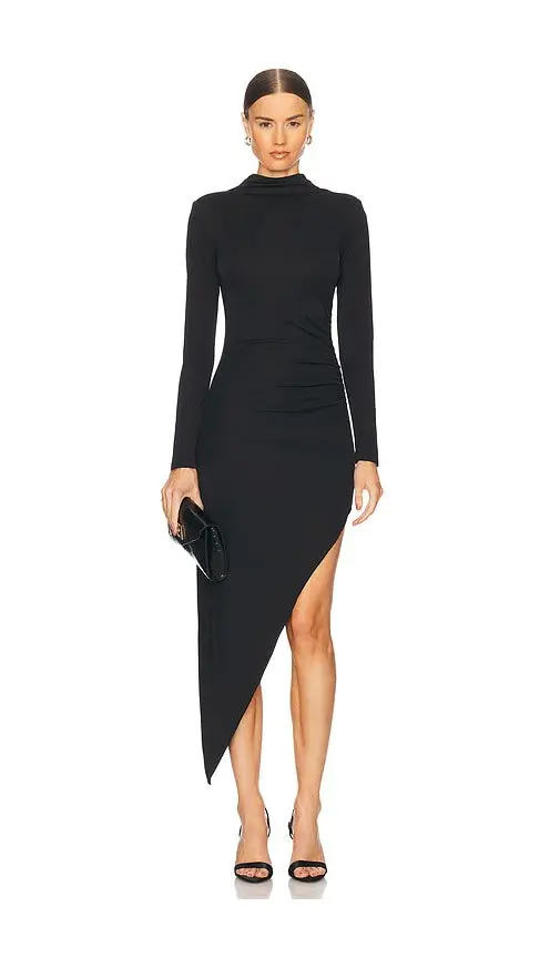 Astr The Label Zora Dress - Black
