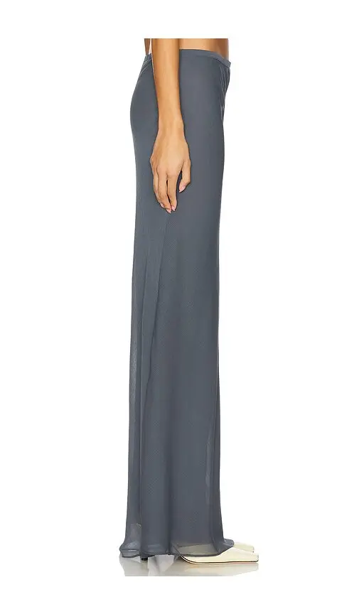 Lioness Endless Maxi Skirt In Charcoal