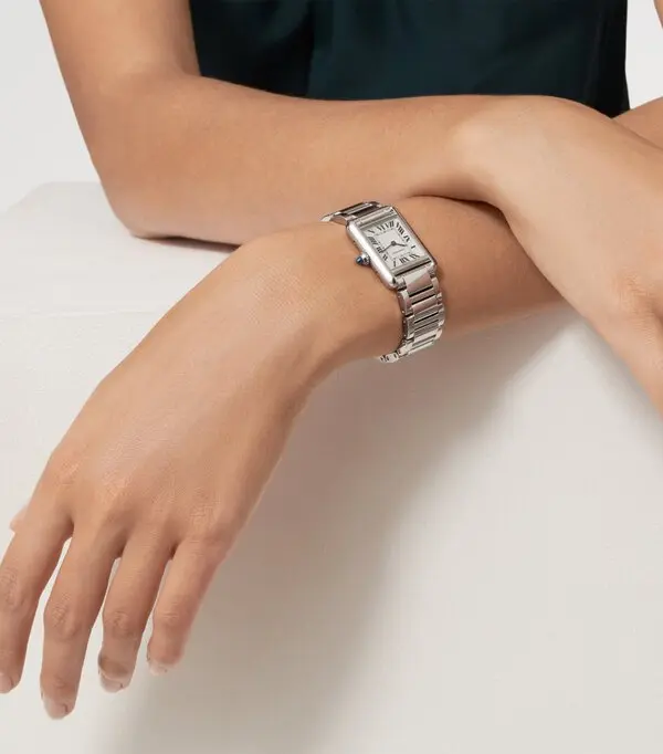 Cartier Stainless Steel Tank Must Watch