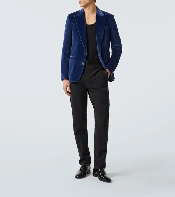 Dolce & Gabbana Cotton Velvet Blazer