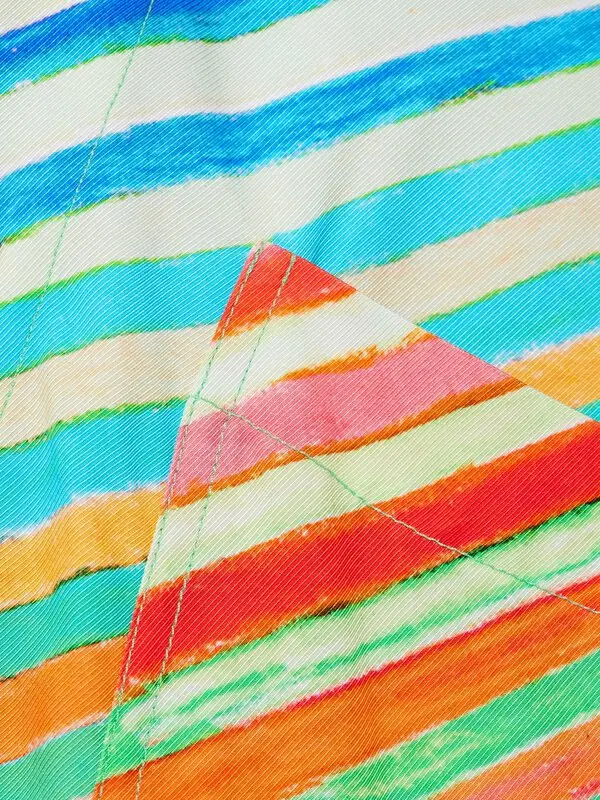 Christopher John Rogers Crayon Striped Twill Shirt