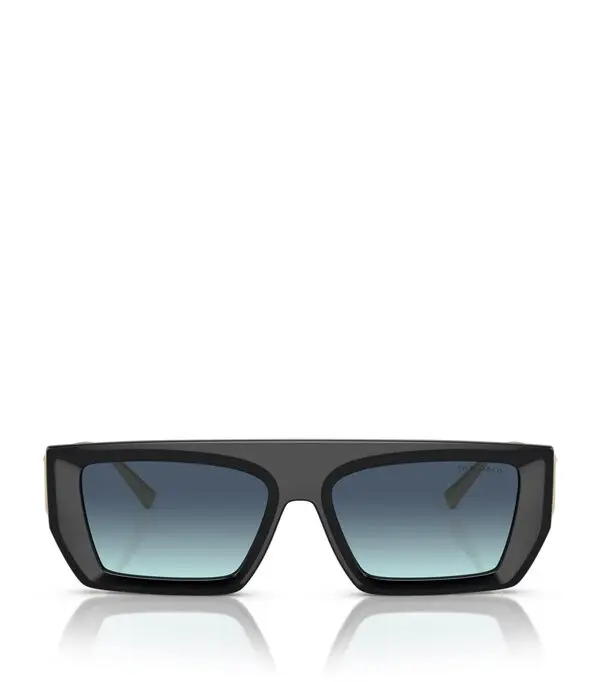 Tiffany & Co. Square Frame Sunglasses - Black