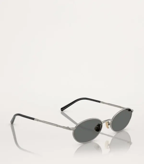 Brunello Cucinelli Oval Frame Sunglasses