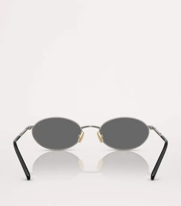 Brunello Cucinelli Oval Frame Sunglasses