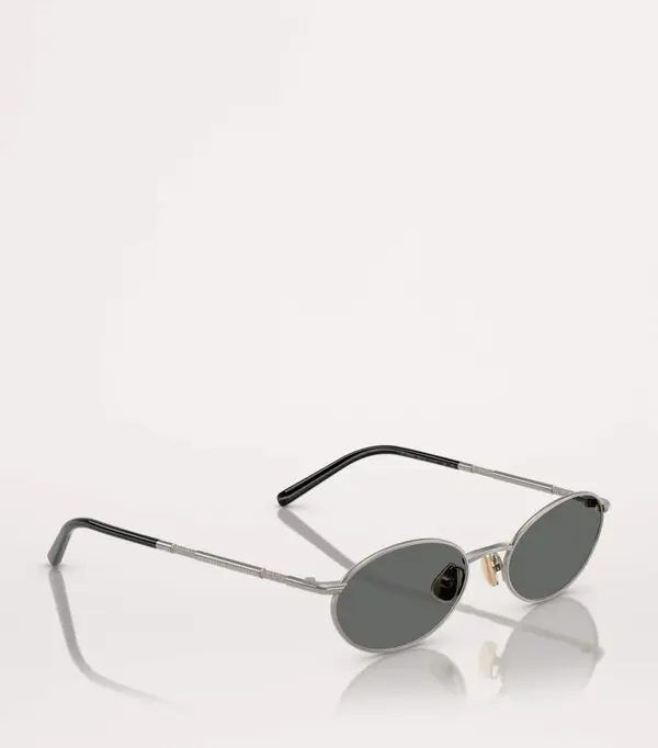 Brunello Cucinelli Oval Frame Sunglasses