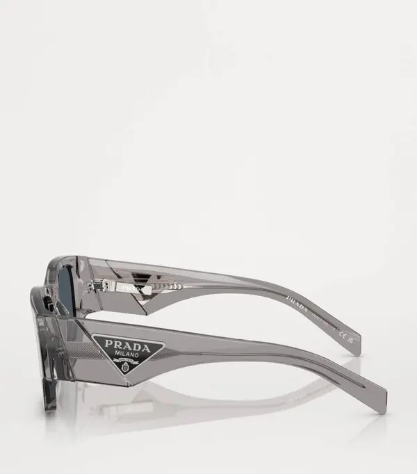 Prada Metal Rectangular Sunglasses