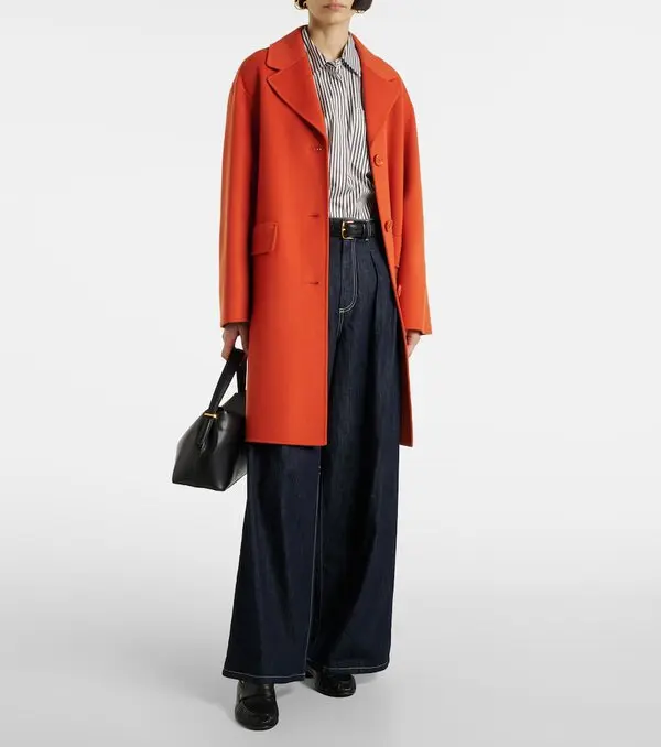 Max Mara Single-breasted Wool Coat