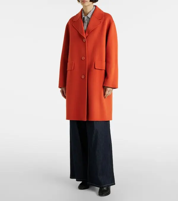 Max Mara Single-breasted Wool Coat