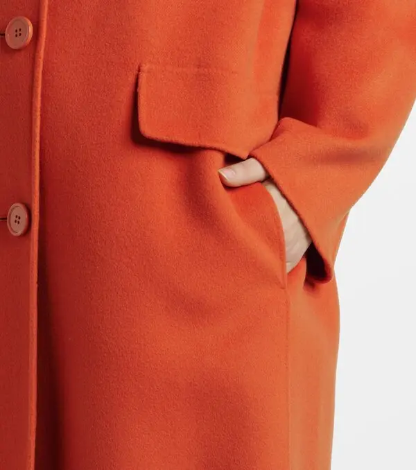 Max Mara Single-breasted Wool Coat