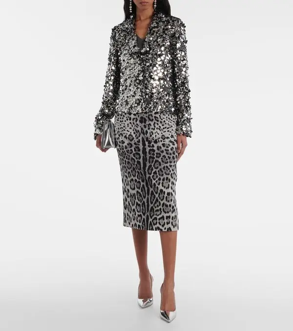 Dolce & Gabbana Sequined Blazer