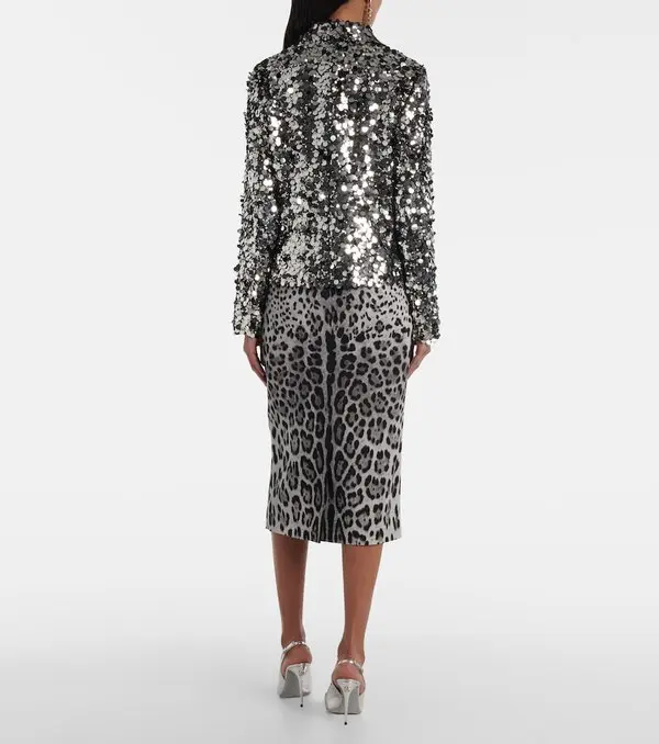 Dolce & Gabbana Sequined Blazer