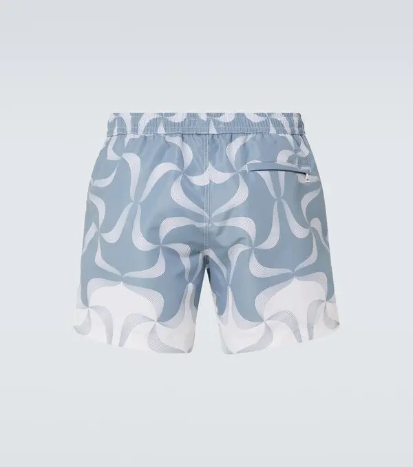 Commas Mantra Printed Swim Trunks