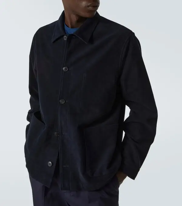 Sunspel Cotton Moleskin Overshirt