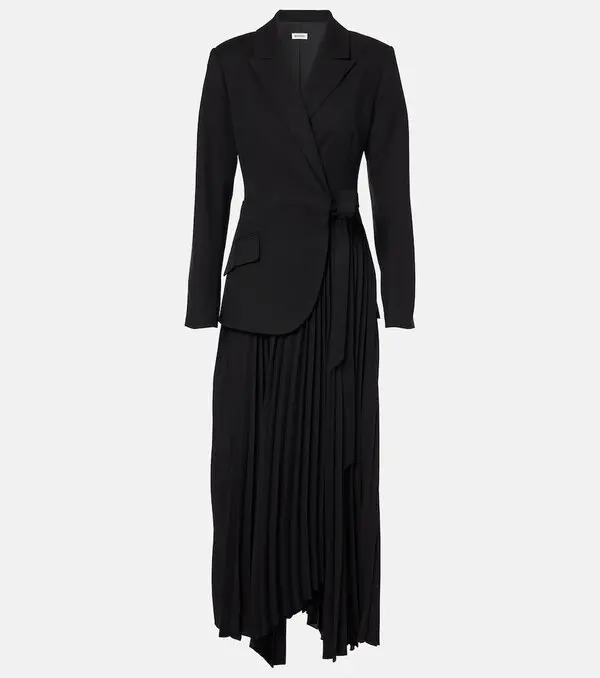 Simkhai Ambretta Plissé Maxi Dress