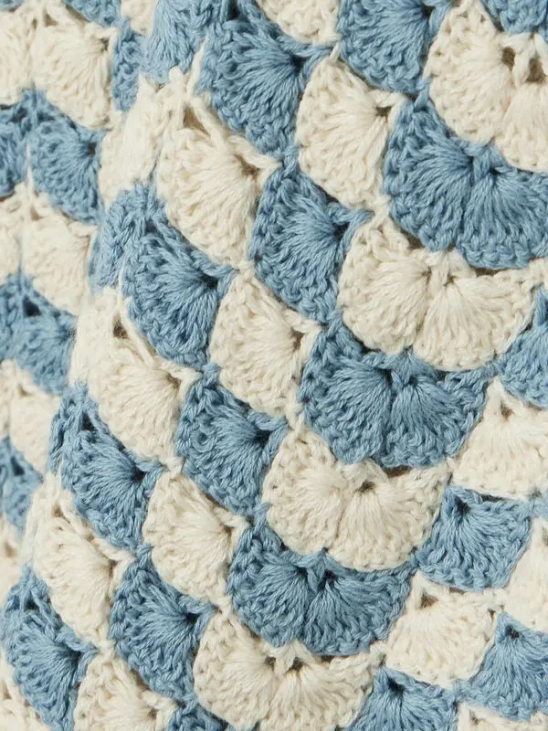 Escvdo Marena Crocheted Cotton Mini Dress