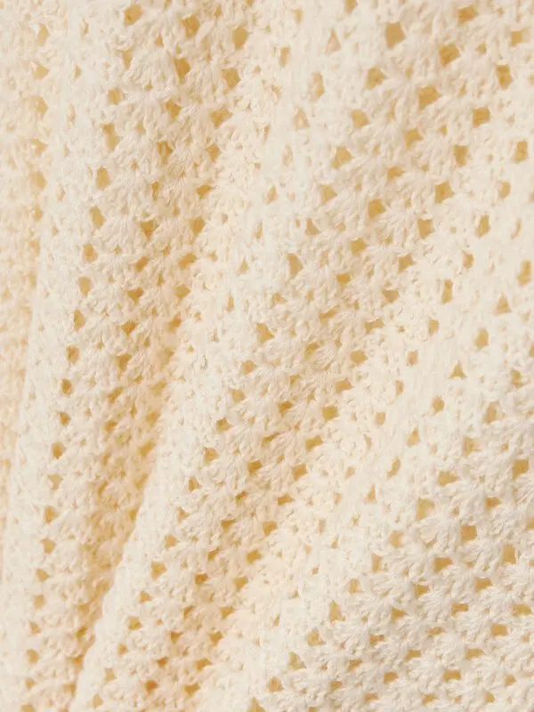 Escvdo Misha Crocheted Cotton Maxi Dress