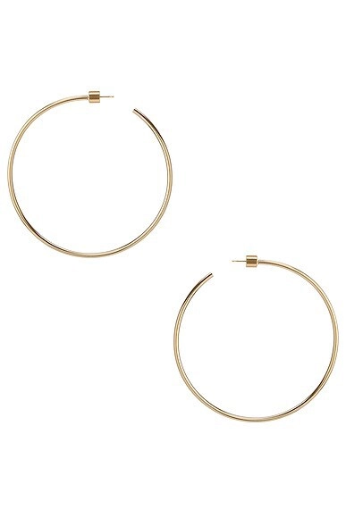 JENNIFER FISHER Thread Hoop Earrings