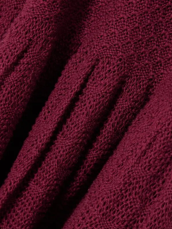Escvdo Cayo Open-knit Maxi Dress