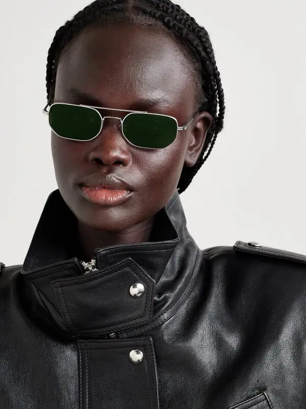 Oliver Spencer Khaite 1989c Aviator-style Sunglasses