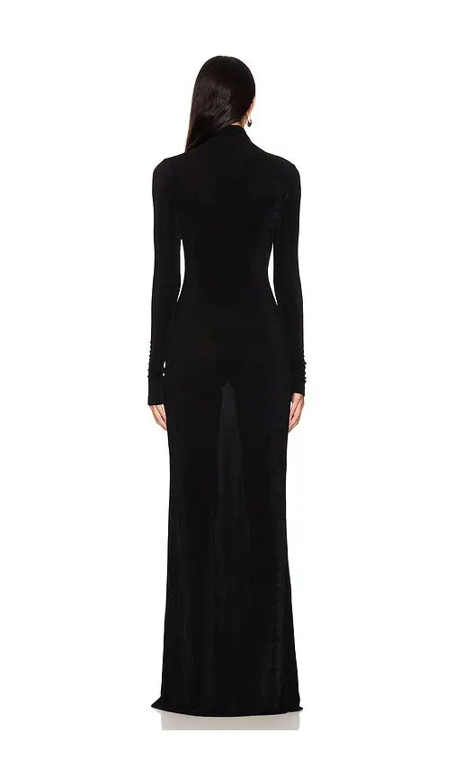 SEROYA Kim Maxi Dress - Black