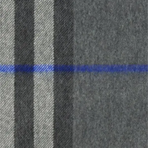 Burberry Cashmere Check Scarf - Grey