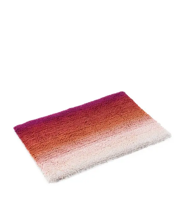 ABYSS & HABIDECOR Egyptian Cotton-blend Aurore Bath Mat - Red