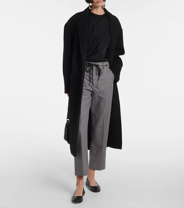 Isabel Marant Étoile Belna Embellished Leather Ballet Flats