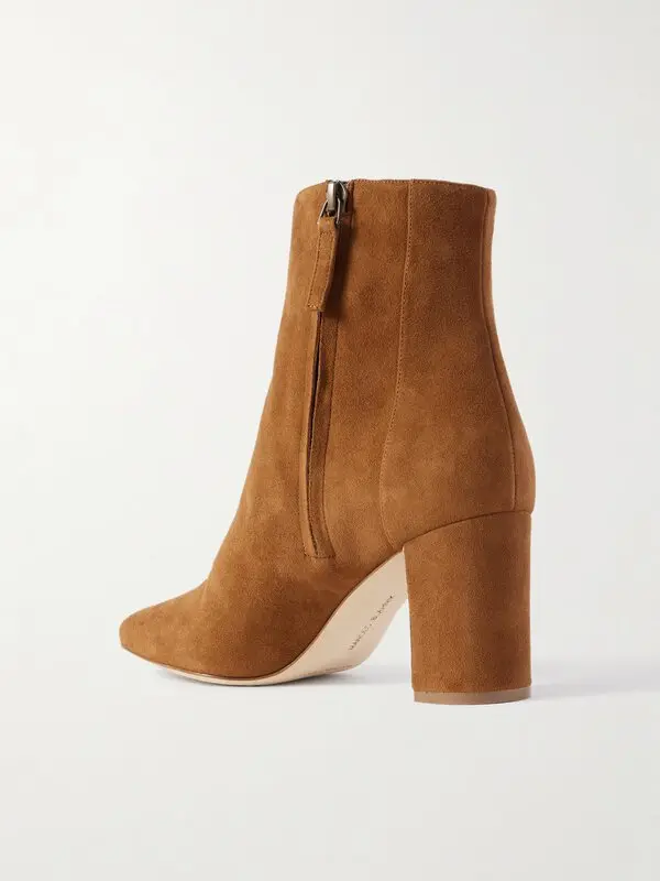 Manolo Blahnik Rosie 70 Suede Ankle Boots