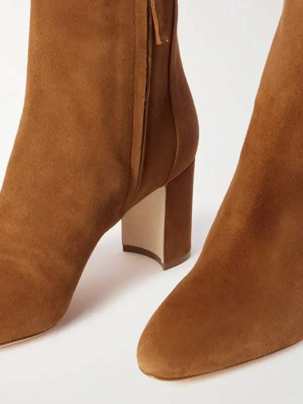 Manolo Blahnik Rosie 70 Suede Ankle Boots