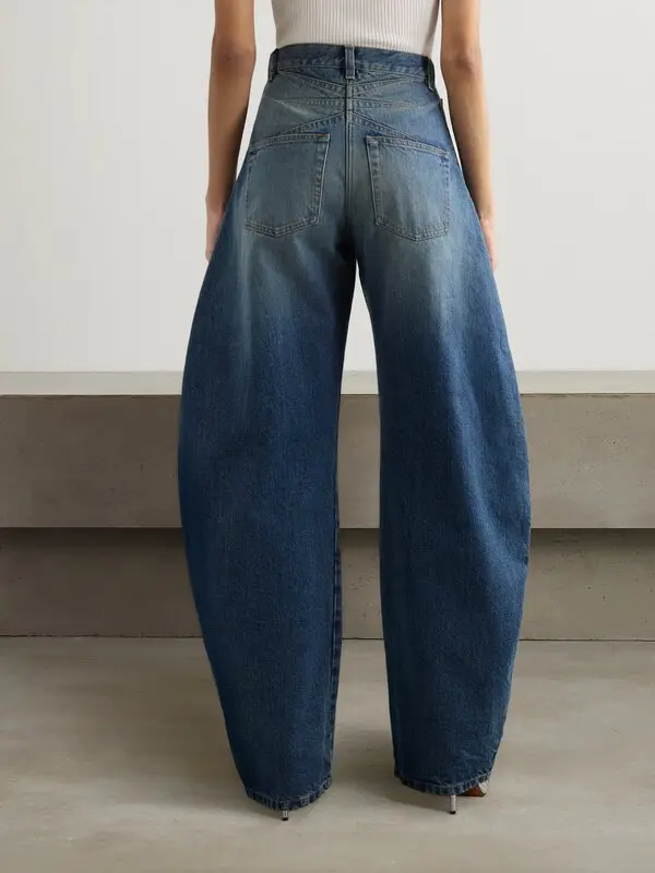 Alaïa High-rise Barrel-leg Jeans