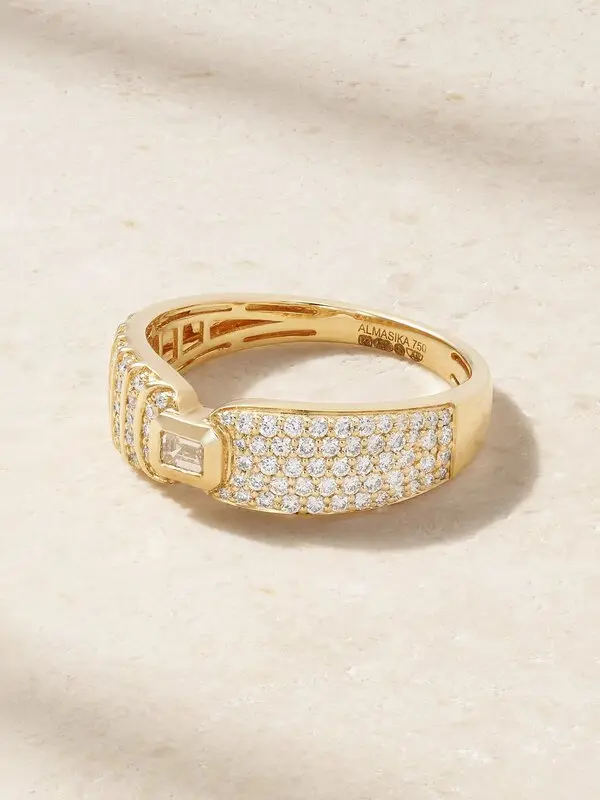 ALMASIKA Adiré 18 Karat Yellow Diamond Ring - Gold