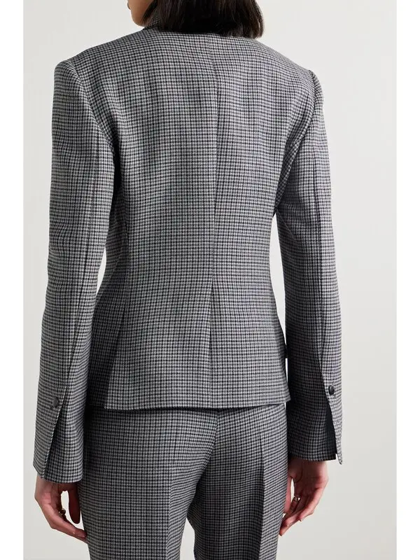 FERRAGAMO Houndstooth Wool Blazer