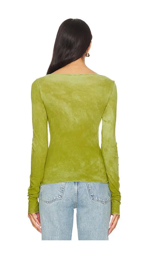 Cotton Citizen Marbella Boat Neck Long Sleeve Shirt