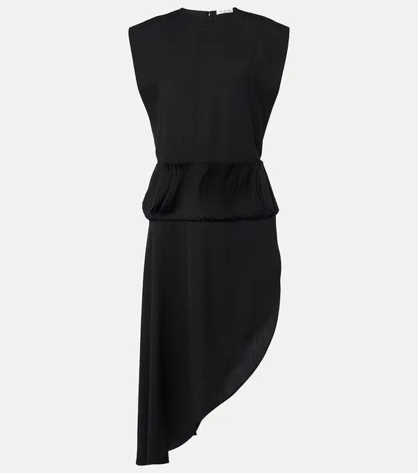 Alaïa Milfeuil Midi Dress - Black