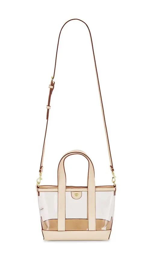 Stoney Clover Lane Clear Mini Tote Crossbody Bag - Neutral
