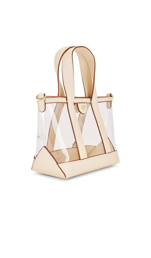 Stoney Clover Lane Clear Mini Tote Crossbody Bag - Neutral